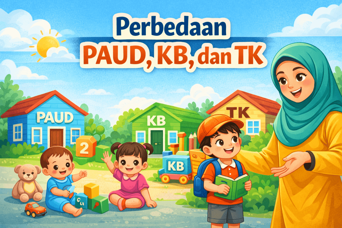 Perbedaan PAUD, KB, dan TK: Fungsi, Usia Anak, dan Urutannya